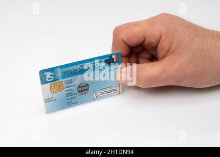 the Italian national health insurance card Stock Photo - Alamy