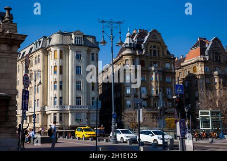 BUDAPEST, HUNGARY - APRIL, 2018: Beautiful architecture of the ...
