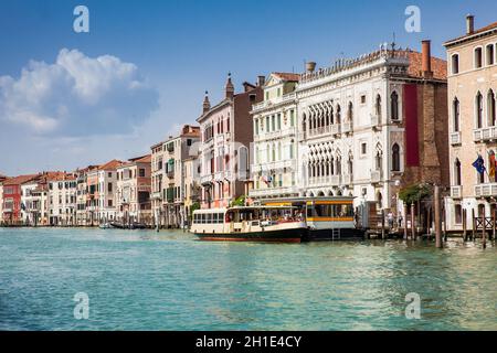 VENICE, ITALY - APRIL, 2018: View of the beautiful Venice city and the ...