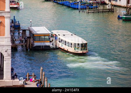 VENICE, ITALY - APRIL, 2018: View of the beautiful Venice city and the ...