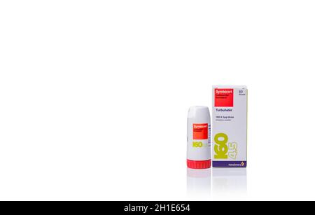 CHONBURI, THAILAND-MARCH 28, 2020 : Symbicort turbuhaler. Product of ...
