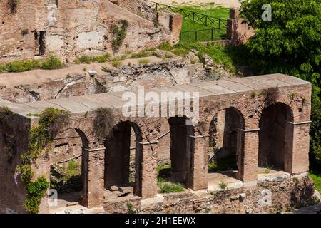 Ruins of the Medieval Porch at the Roman Forum in Rome Stock Photo - Alamy
