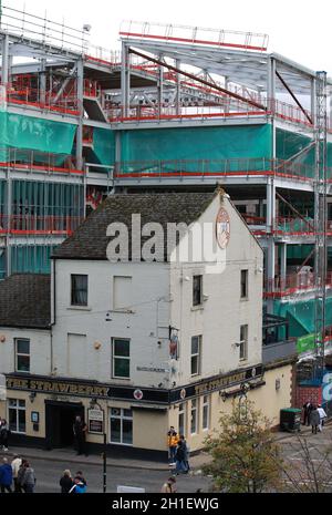 A general view of St. James’s Park ahead of the Premier League match ...