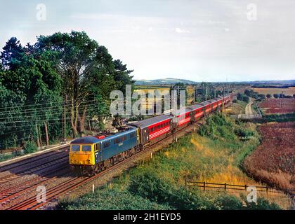 A class 87 electric locomotive number 87002 in Porterbrook livery ...