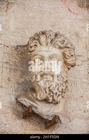 The head of a Triton, Athens, Greece Stock Photo - Alamy