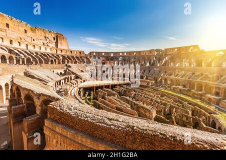 View on Coliseum in Rome Stock Photo - Alamy