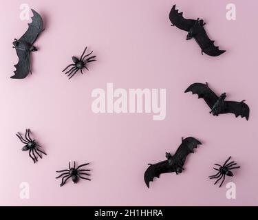 Creative autumn flat lay overhead top view coffee cup warm knitted ...