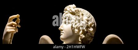 MILAN, ITALY - JUNE 2020: the Cupid Triumphant - by Bertel Thorvaldsen ...