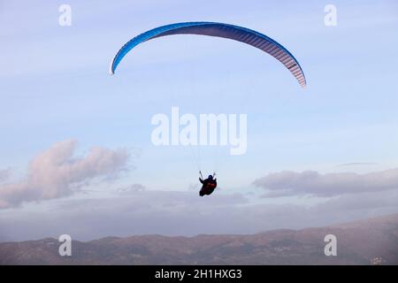 CALDELAS, PORTUGAL - DECEMBER 17: Paragliding Cross-country Portuguese ...