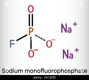 Sodium phosphate, chemical structure. Skeletal formula Stock Vector ...