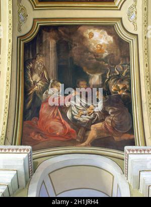 Nativity Scene, Adoration of the Shepards Stock Photo - Alamy