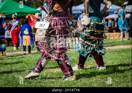 Grand Entry Native Dancers Traditional Dress, Kamloopa Pow Wow ...