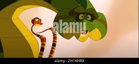 KOATI, from left: Zaina (voice: Sofia Vergara), Nachi, 2021. © Maya ...