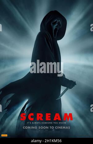 SCREAM, (aka SCREAM 5), advance poster, 2022. © Paramount Pictures ...