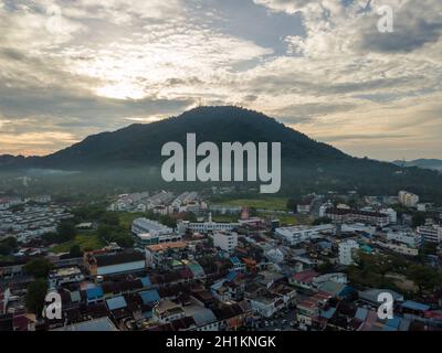 Bukit Mertajam, Penang/Malaysia - Jun 09 2019: Bukit Mertajam town in ...