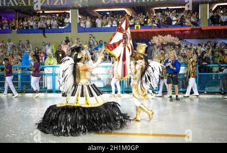 Rio de Janeiro, Brasil- February 29, 2020: Samba Parade at the 2020 ...