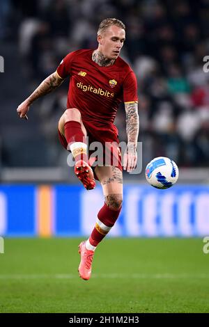 Rick Karsdorp of AS Roma during the Serie A match between AS Roma and ...