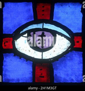 Christian religious symbol - all-seeing eye Stock Photo - Alamy