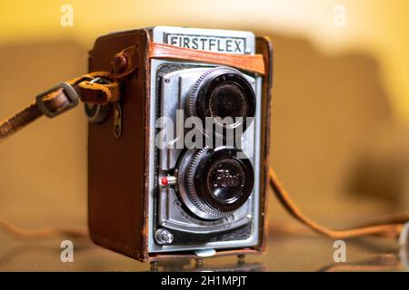December 6, 2020 - Elkins Park, PA: A Vintage 1950s Firstflex Camera ...