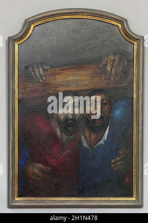 Way of the Cross by Sieger Koder in Church of Our Lady of Sorrows in ...