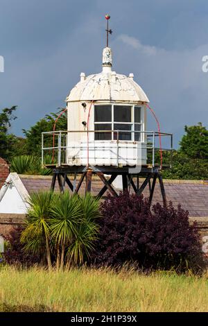 Drogheda Port North Lighthouse, Mornington, County Meath, Ireland Stock ...