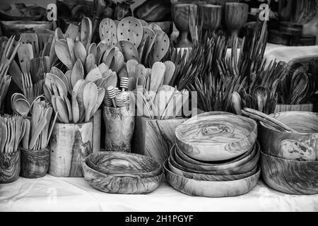 Detail of crafts and tradition, objects to eat Stock Photo - Alamy