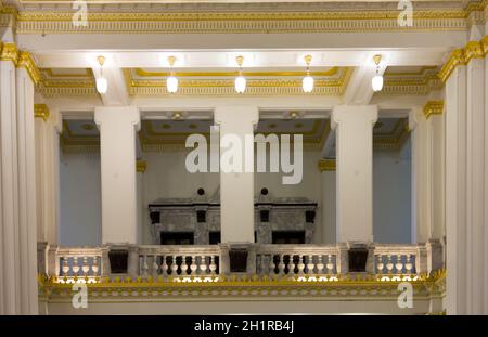The decorate vintage hotel lobby design interior Stock Photo - Alamy
