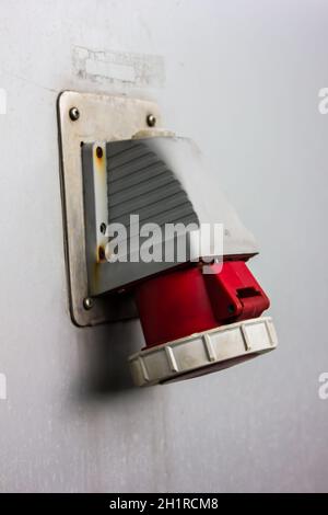 main Power Plug electric building Stock Photo - Alamy
