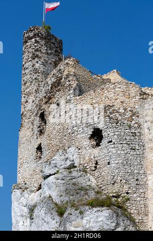 Mirow, Poland - September 16, 2020 : Medieval gothic Mirow Castle ...