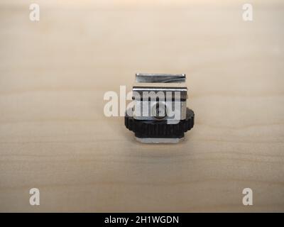 universal hot shoe adapter for camera flash light Stock Photo - Alamy