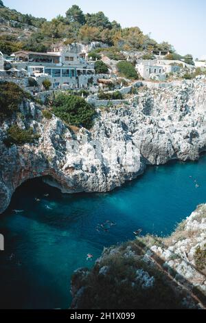 a fantastic view on ciolo in puglia Stock Photo - Alamy
