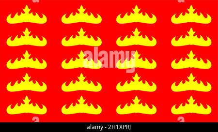 Siger Lampung vector, Siger bridal crown Lampung Stock Vector Image ...