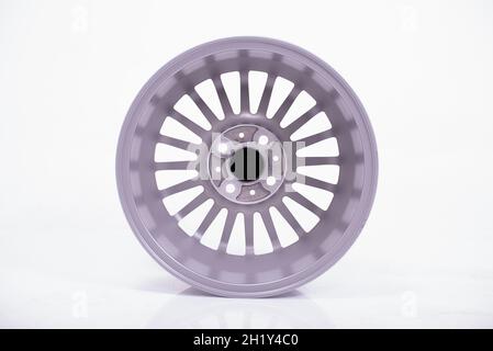 BMW Alpina silver classic alloy wheel,close up,selective focus Stock ...
