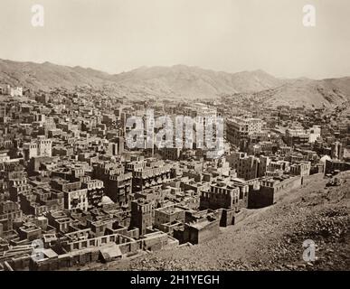City of Mecca Mecca, Saudi Arabia, 19th century Stock Photo - Alamy