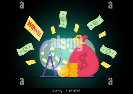 Prize draw abstract concept , Online poker abstract concept ...