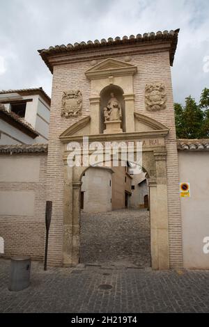 Entrance Convento de Santa Isabel la Real, Granada, Spain Stock Photo ...
