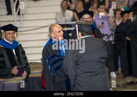 Manhattan, Kansas. Kansas State University. Graduation ceremony ...