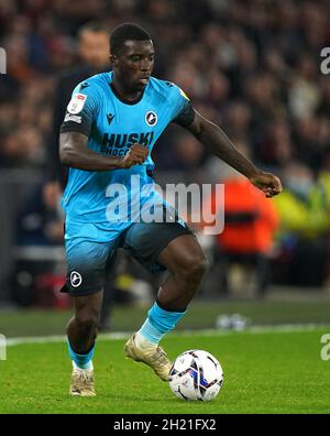 Millwall's Sheyi Ojo during the Sky Bet Championship match at Bramall ...