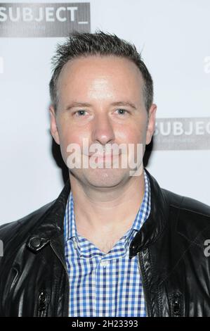 Actor Zack Calhoon attends "The Subject" film premiere held at ...