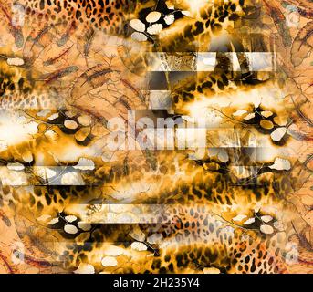 colorful animal prints, fabric patterns Stock Photo - Alamy
