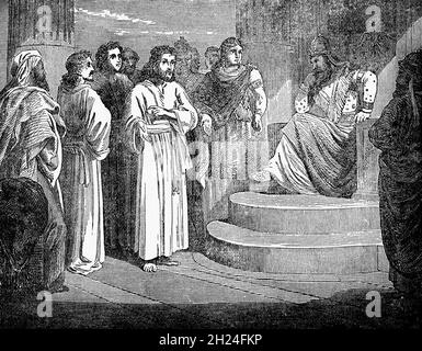 Jewish exiles returned to Jerusalem, Old Testament, by Julius Schnorr ...