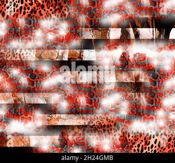 modern mixed print pattern, textile design Stock Photo - Alamy