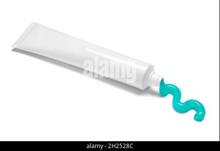 toothpaste white tube hygiene health care Stock Photo - Alamy