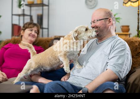 woman with closed eyes licks green plants Stock Photo - Alamy