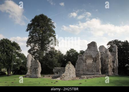 Weeting Castle, medieval manor house in the village of Weeting, Norfolk ...