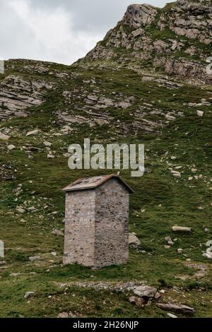 Astonishing view of the Alps from Gran Paradiso Natural Reservation in ...