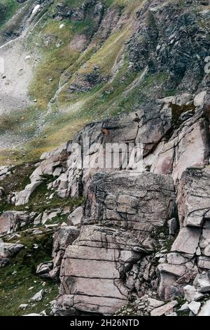 Astonishing view of the Alps from Gran Paradiso Natural Reservation in ...
