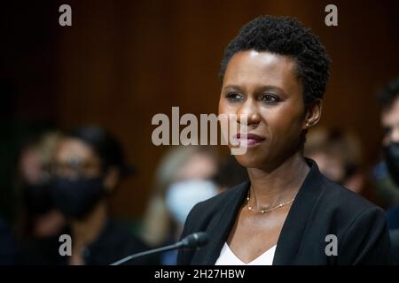 Holly A. Thomas appears before a Senate Committee on the Judiciary ...