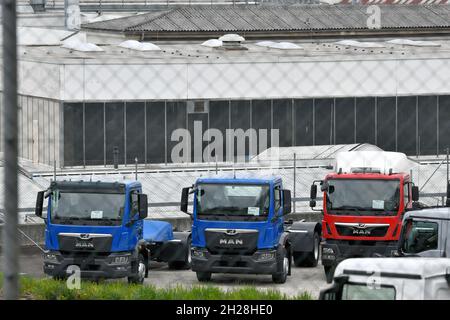 MAN-Werk in Steyr, Oberösterreich, Österreich, Europa - MAN factory in ...