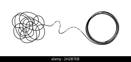 Chaos theory line icon concept. Chaos theory vector linear illustration ...